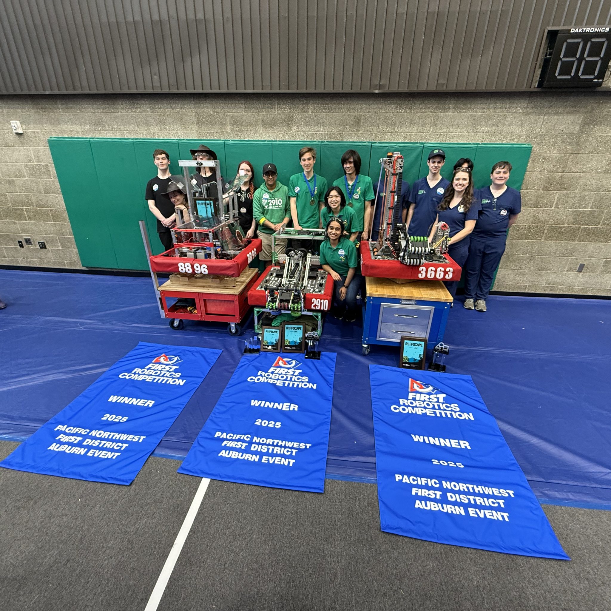 🌊 2025 REEFSCAPE Champions! – FRC Team 2910 | Jack in the Bot
